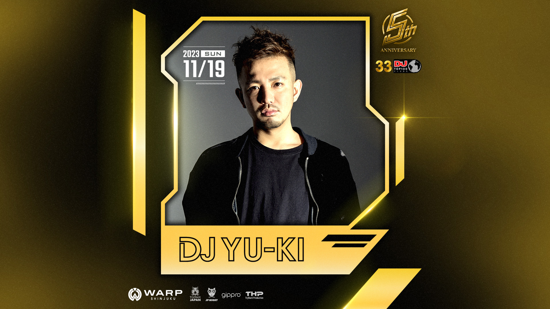 DJ YU-KI ｜ NightClub WARP SHINJUKU | ワープ新宿 Official Site
